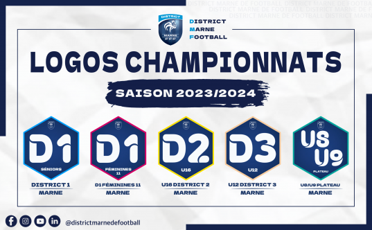 NOUVEAUX LOGOS CHAMPIONNATS ! – DISTRICT MARNE DE FOOTBALL